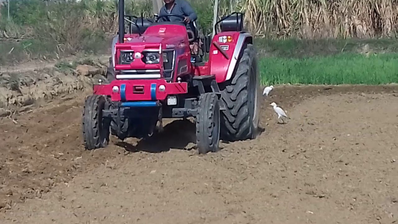 Mahindra Arjun 605Di Novo with MB plow - YouTube