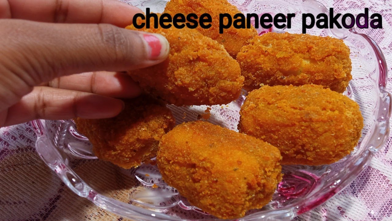चीज पनीर पकोड़ा रेसिपी | cheese paneer pakoda recipe by easy method ...