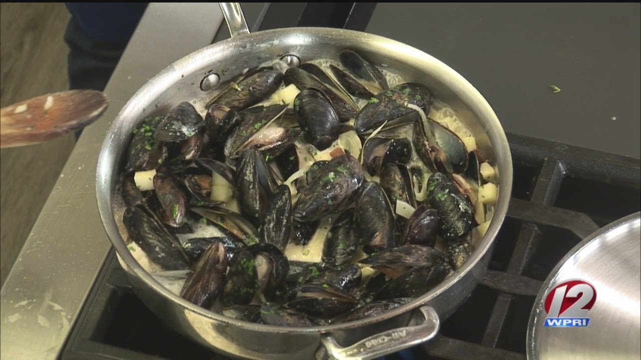 In the Kitchen: Mussels Normandy - YouTube