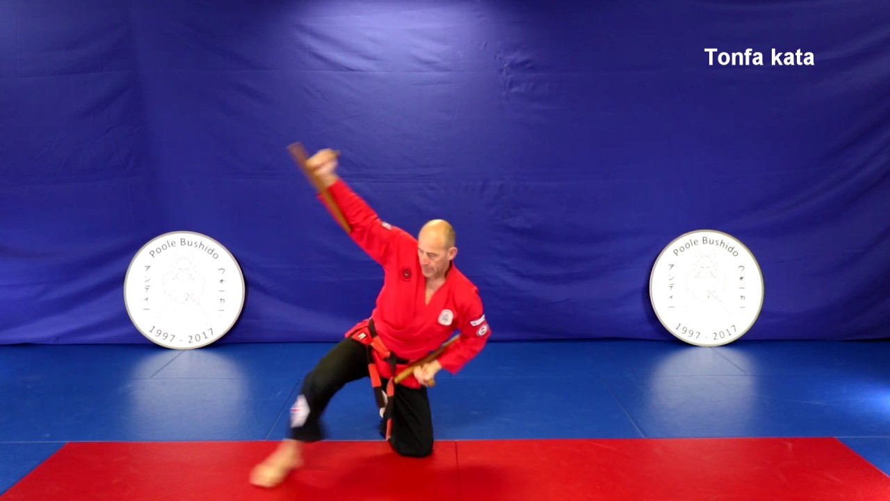 Poole Bushido Ju jitsu Tonfa kata - YouTube