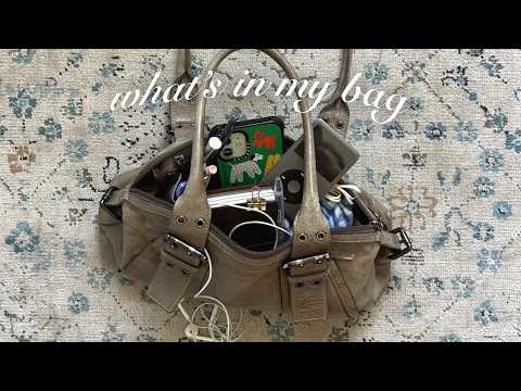 what's in my bag (all my daily essentials)