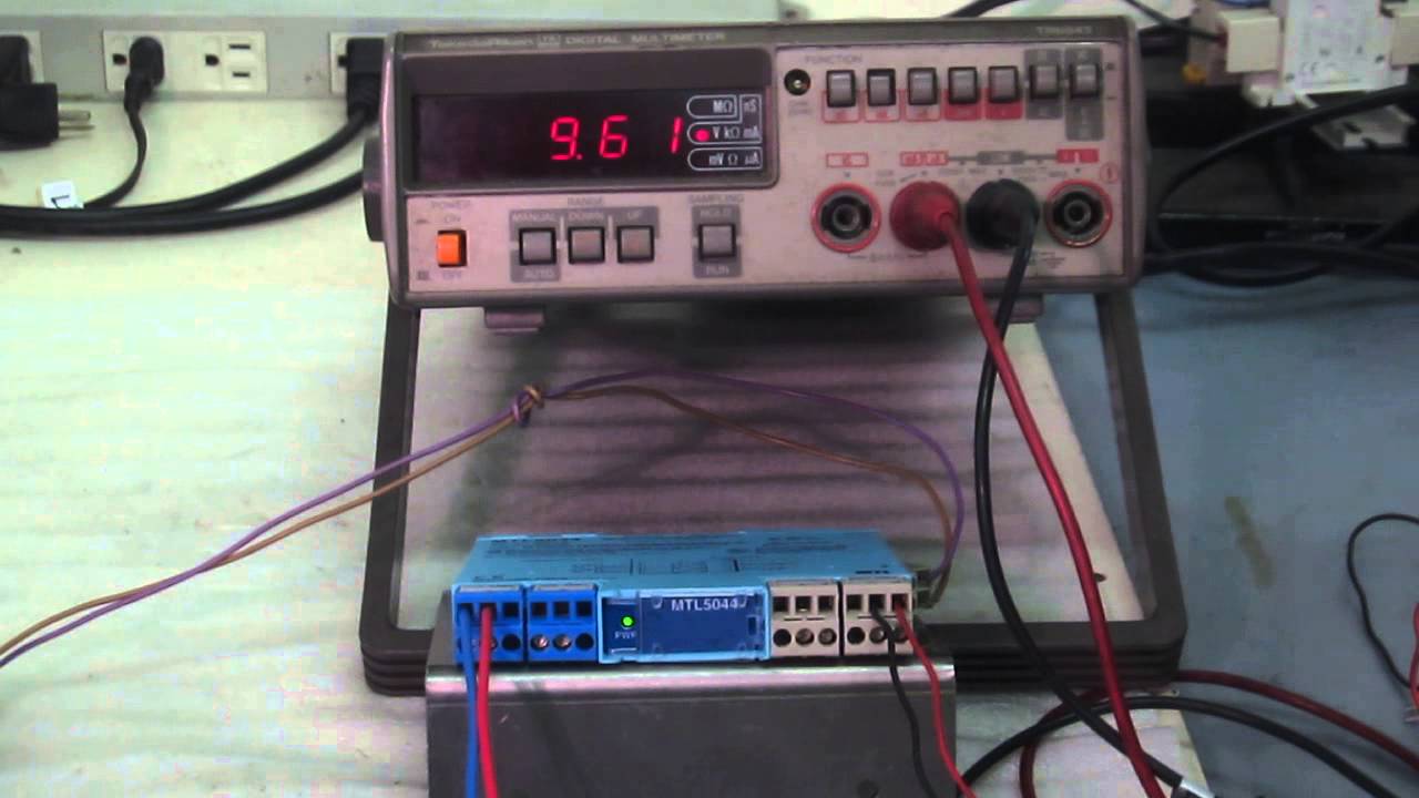 MEASURMENT MTL5044 Insulation barrier 動作確認 - YouTube