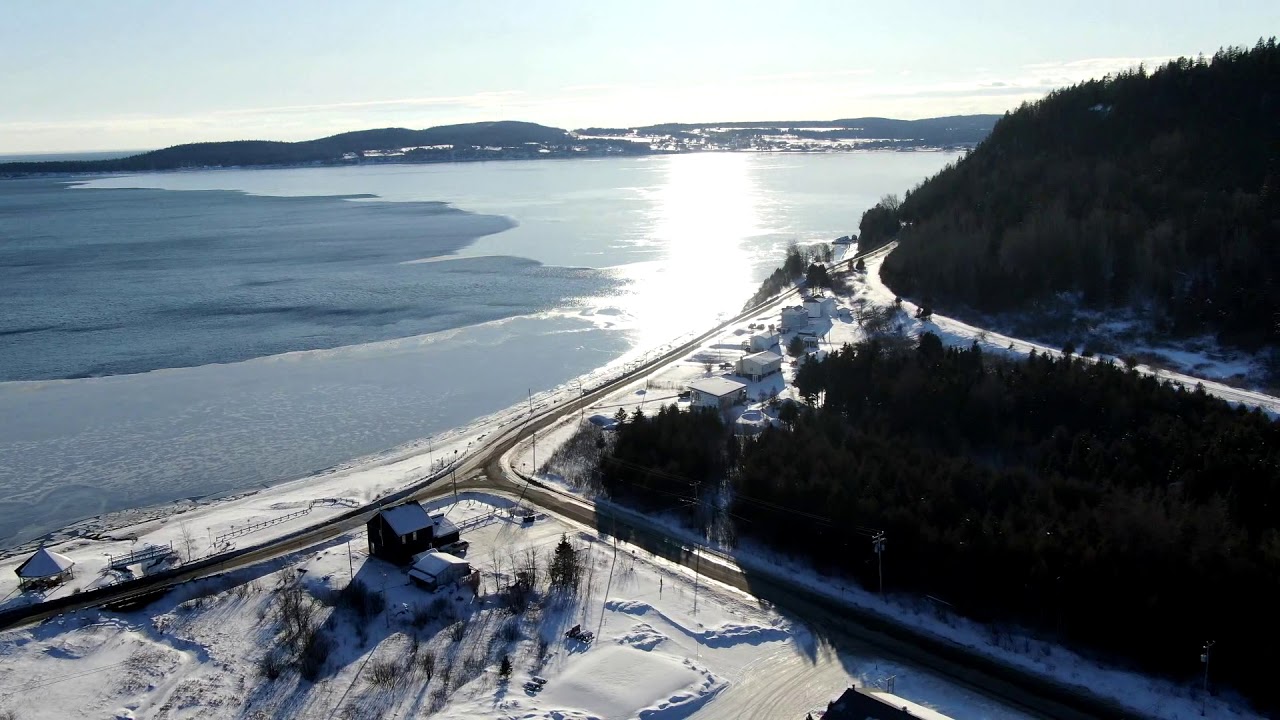 Route de l'Anse McInnis Port Daniel Gaspesie Quebec Canada - YouTube
