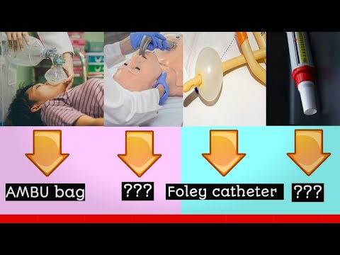 Medical instruments and their uses//Ryle's tube,ETT,OPA,NPA,Foley catheter,Peak flow meter,Ambu ...
