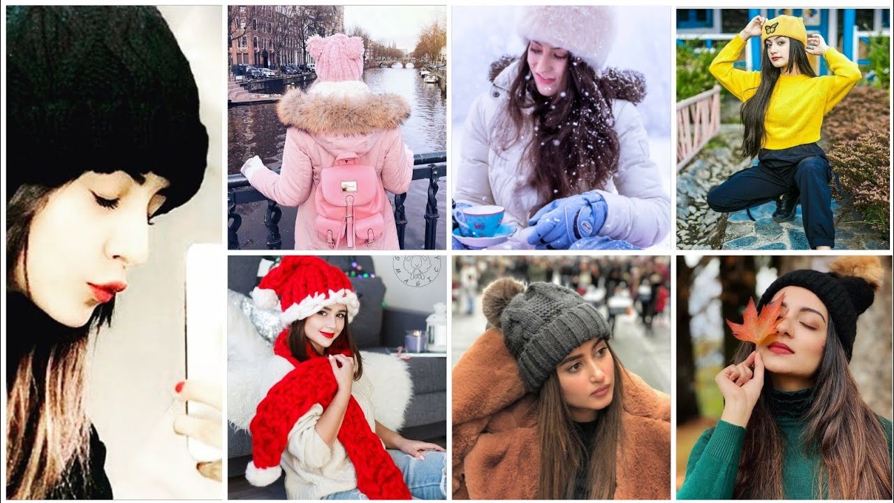 Very pretty girls dpz collection for winters🥶 amazing dpz ideas for ...