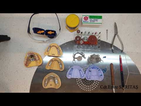 Alt ve Üst Çene İskelet Döküm Tesviye Kumlama / Hareketli Protezler III