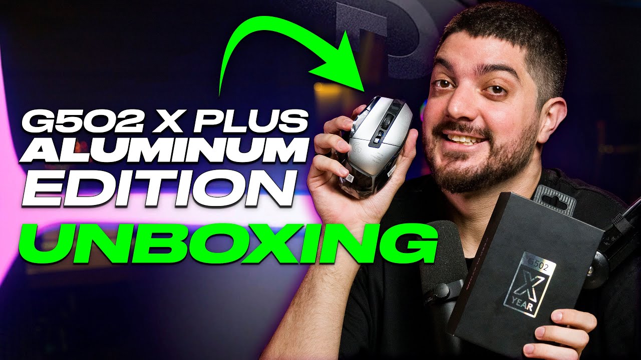 LOGITECH G502 X PLUS ALUMINUM EDITION | O MOUSE MAIS RARO DA LOGITECH ...