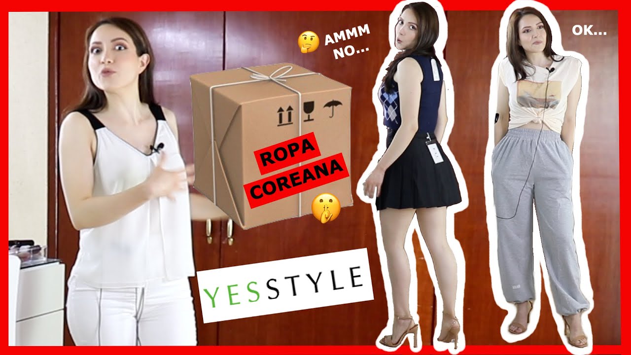 Probando ROPA de YESSTYLE | Ellos Eligieron mi Ropa!! 🙊 - YouTube