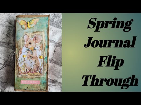 Spring Flip Flop Journal Flio Through 🐇🦋⚘️ @Bontikvintagedesigns - YouTube