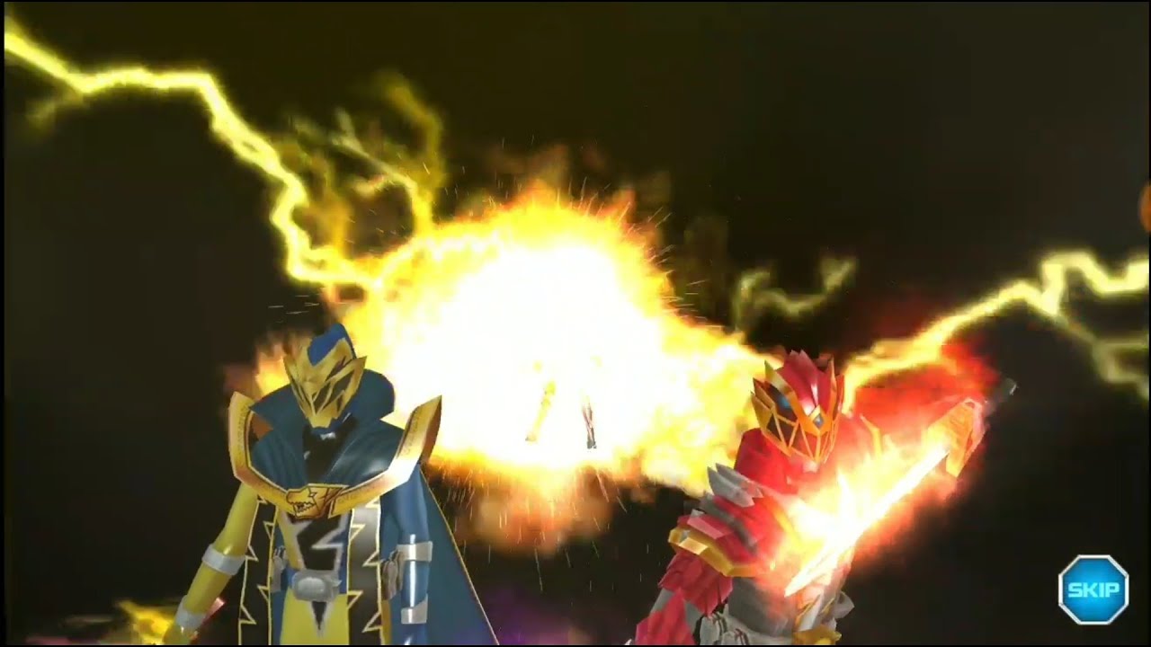 Super Sentai Legend Wars: Max Ryusoul red + Noblesse Ryusoul Gold team ...