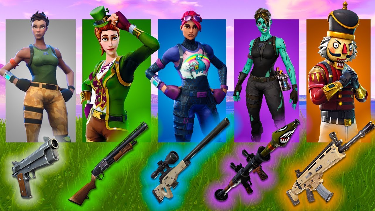 *LOSOWY* SKIN CHALLENGE w Fortnite Battle Royale! - YouTube