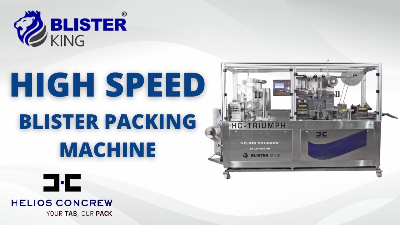 HIGH SPEED BLISTER PACKING MACHINE | BLISTER KING® | HELIOS CONCREW ...