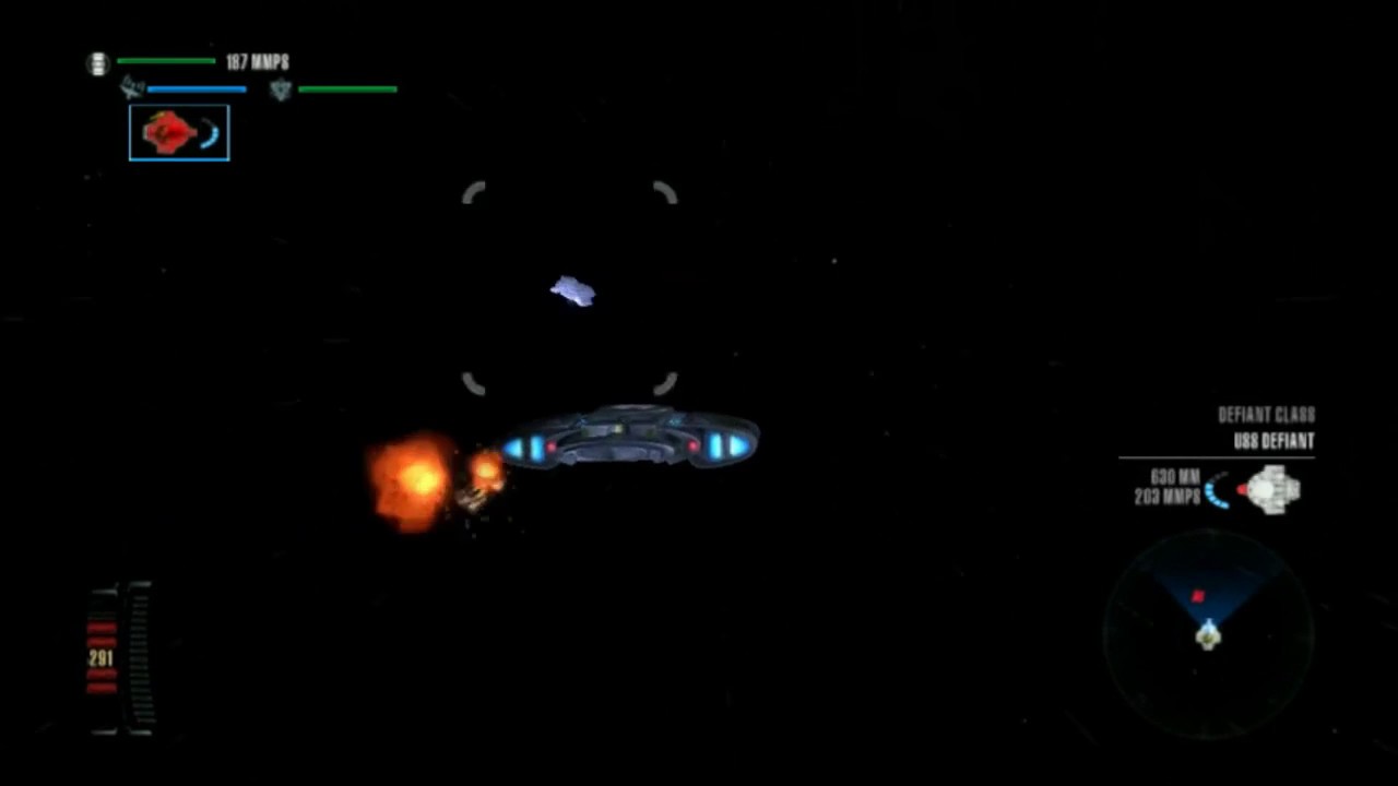 Star Trek Legacy ISS Defiant vs USS Defiant - YouTube