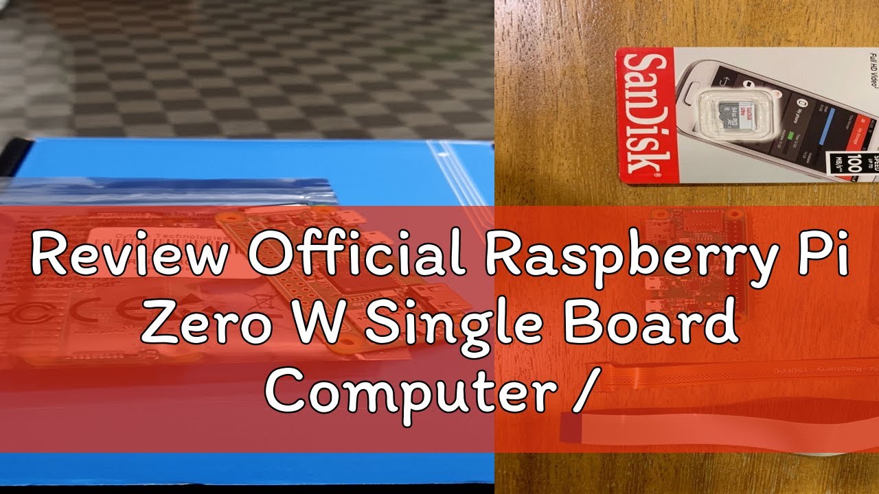 Review Official Raspberry Pi Zero W Single Board Computer / Case - YouTube