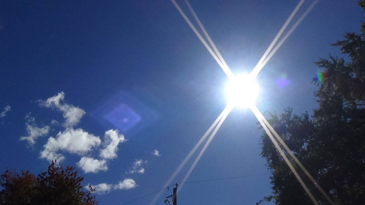 bright sun shine clear blue 💙 skies 65 degrees 10/8/2025 2pm - YouTube