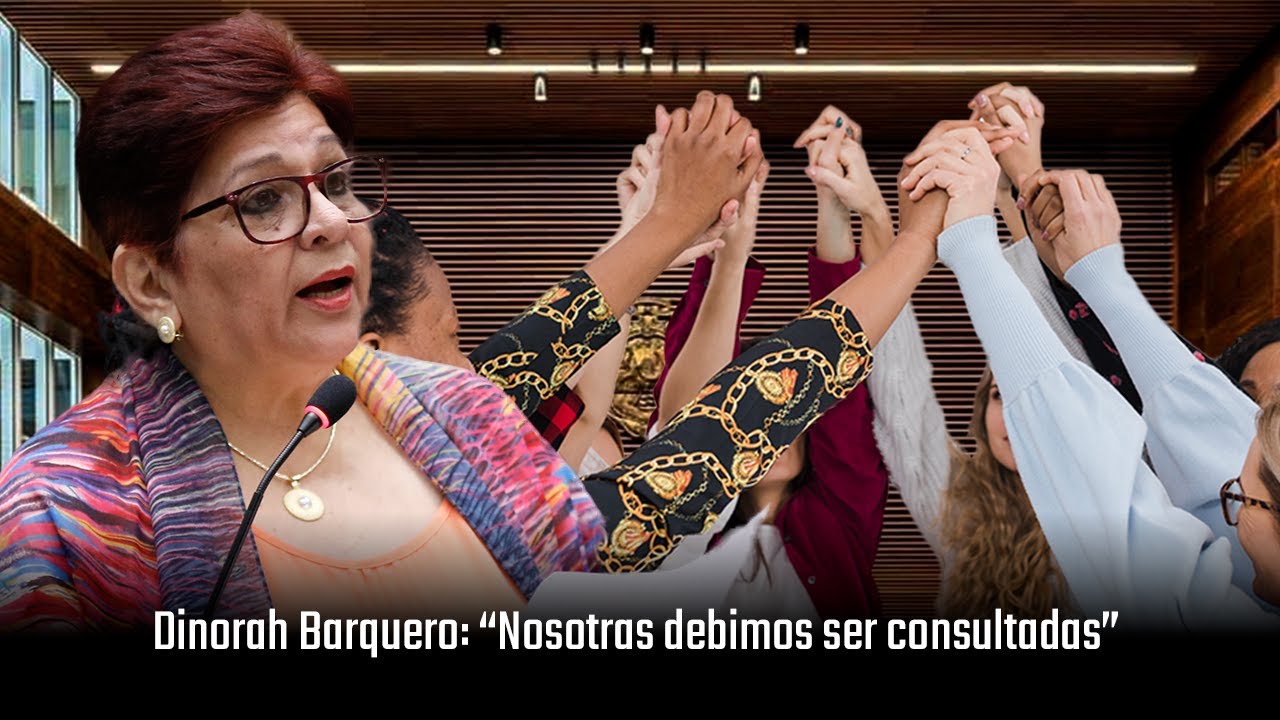 Dinorah Barquero: “Nosotras debimos ser consultadas” - YouTube