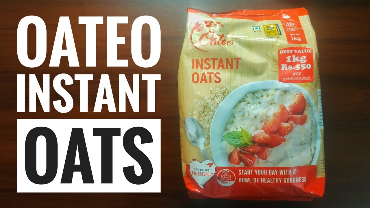 Oateo Instant Oats in Sri Lanka - YouTube