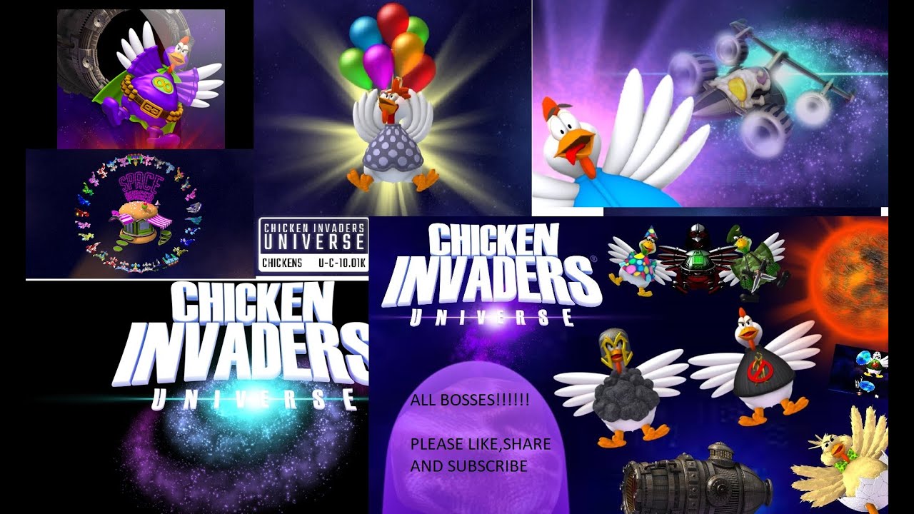 Chicken Invaders Universe All Bosses from pdgs software solutions ...
