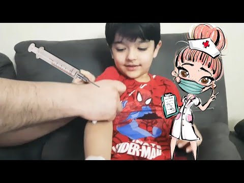 İğne Yaptırmak İstemeyen Çocuğa Doktor İğne Yaptı,Gerçek Doktor Videoları,Doktor Videoları İzle