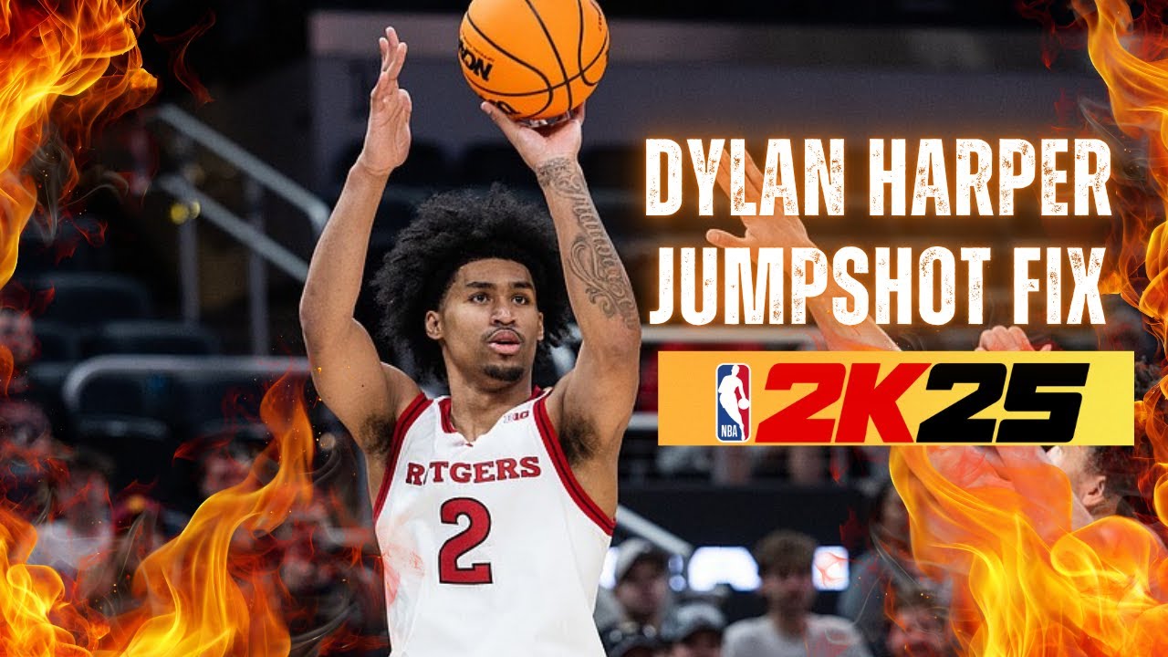 Dylan Harper Jumpshot Fix NBA 2k25 - YouTube