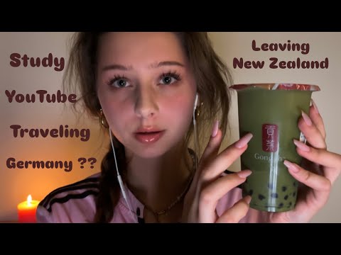 ASMR | Finally a Life Update & Boba (mouth sounds, close up, chaotic)