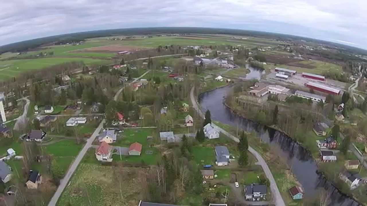 aerial view of kronoby - YouTube