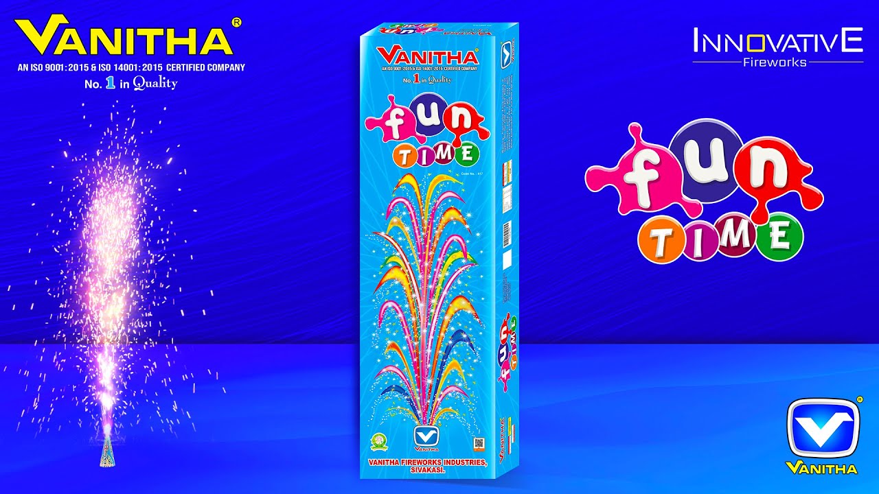 FUN TIME - VANITHA FIREWORKS - NEW PRODUCT VIDEO - 2022 - YouTube