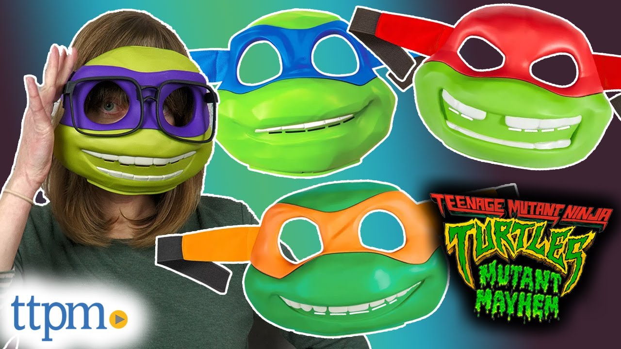 Teenage Mutant Ninja Turtles Mutant Mayhem Roleplay Masks - YouTube