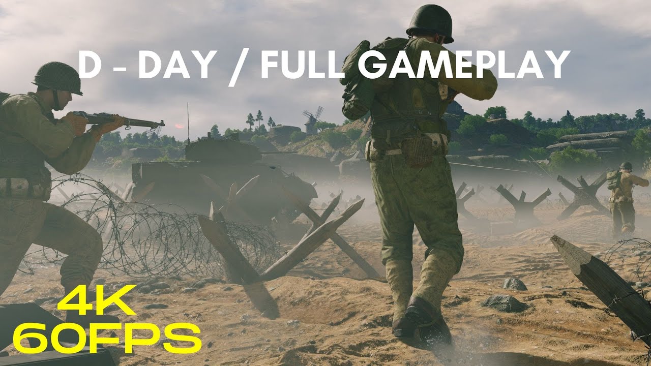 D-Day Full Gameplay - Free to Play Shooter Enlisted - YouTube