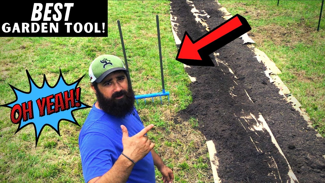 TREADLITE BROADFORK! NEW TOOL for MY 50'x80' GARDEN! - YouTube