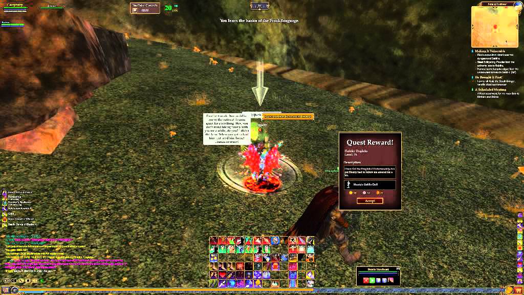 Everquest 2 - Learning Froak (Froglok language) - YouTube