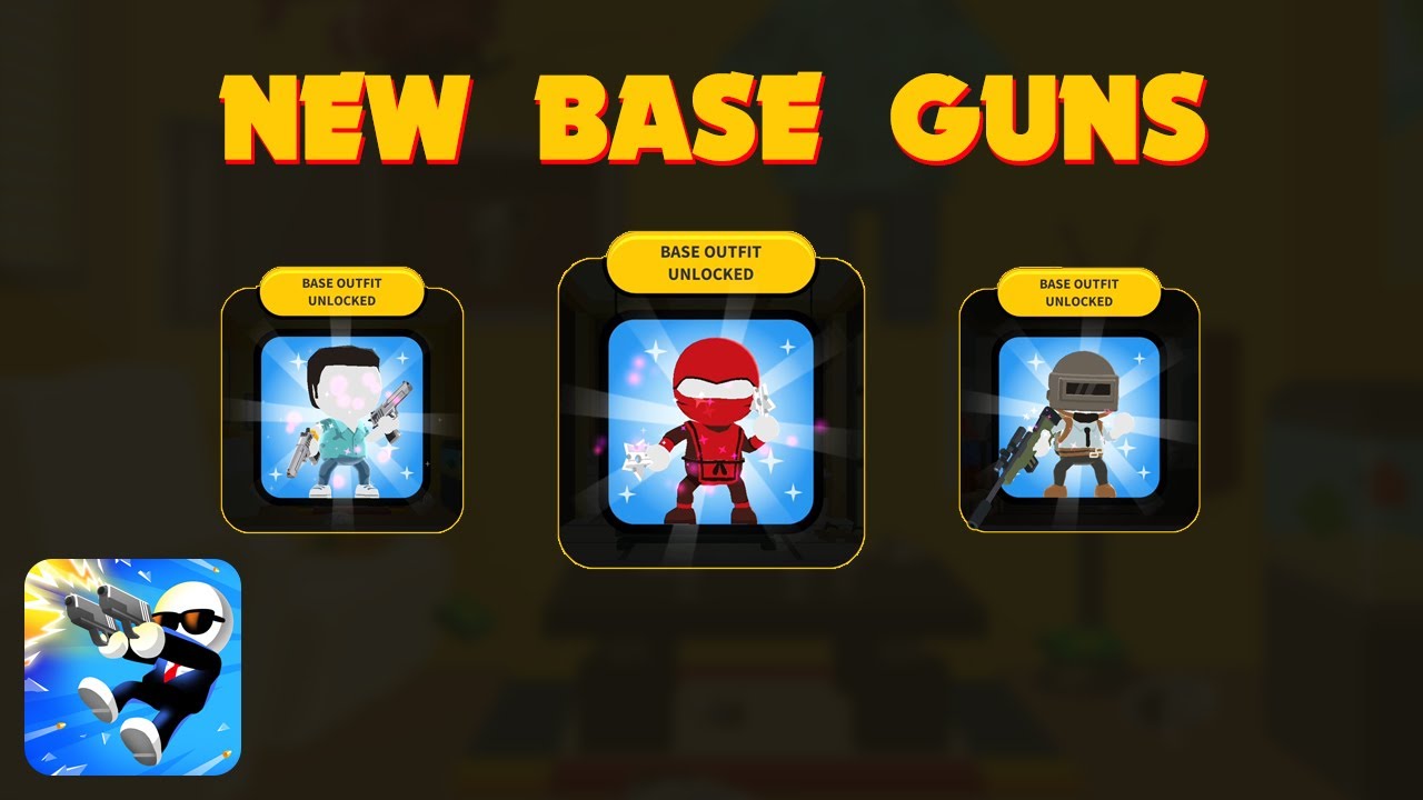 Johnny Trigger All Base Guns and Outfits - YouTube