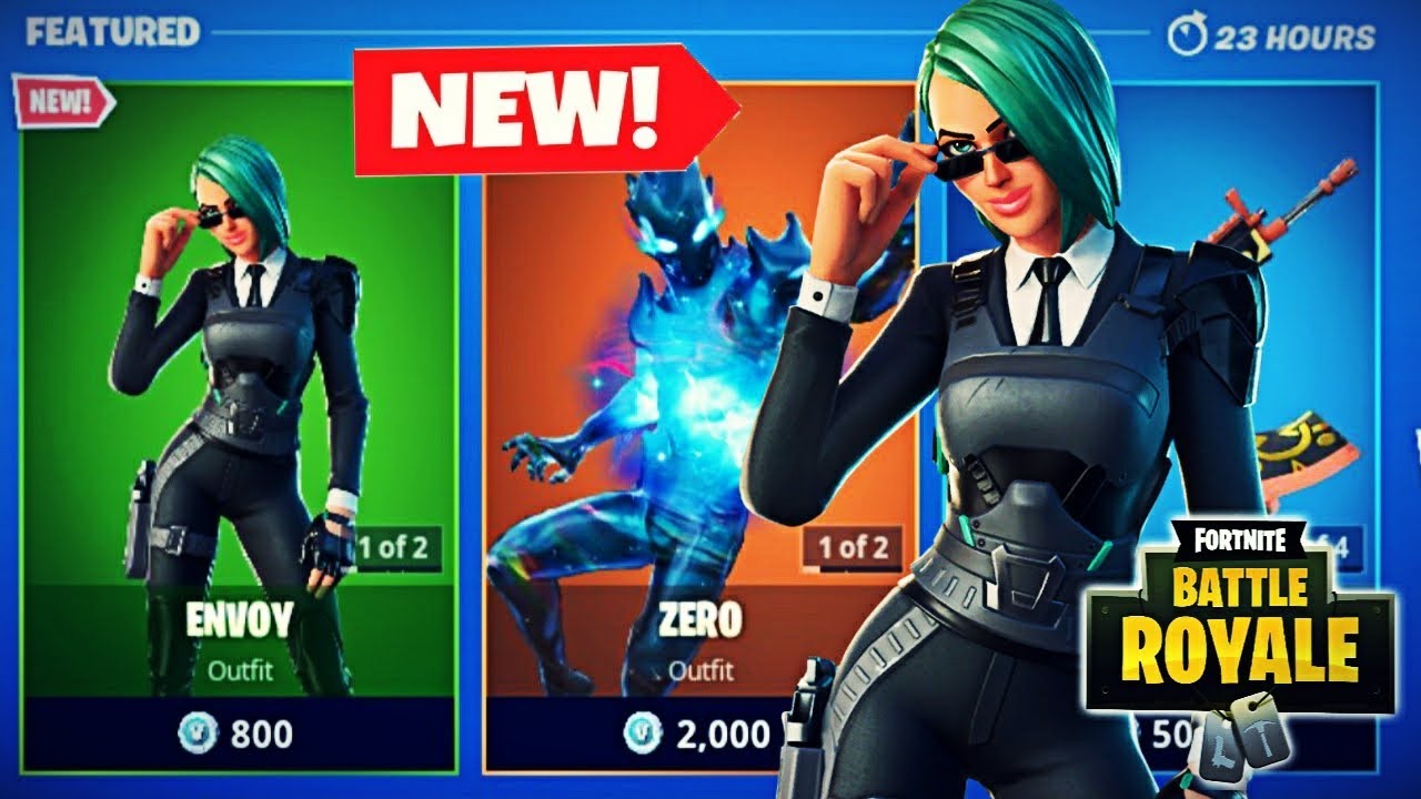 NEW ENVOY SKIN + BACKCHANNEL BACKBLING NEW FORTNITE ITEM SHOP - YouTube