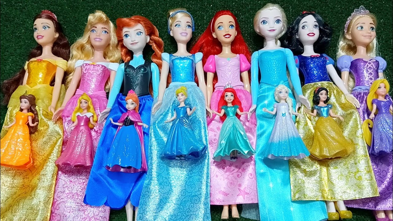 12 Minutes Disney princesses Collection ASMR Satisfying Unboxing ...