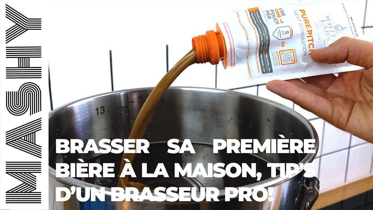 Brasser sa première bière à la maison, tip's d’un brasseur pro! - YouTube