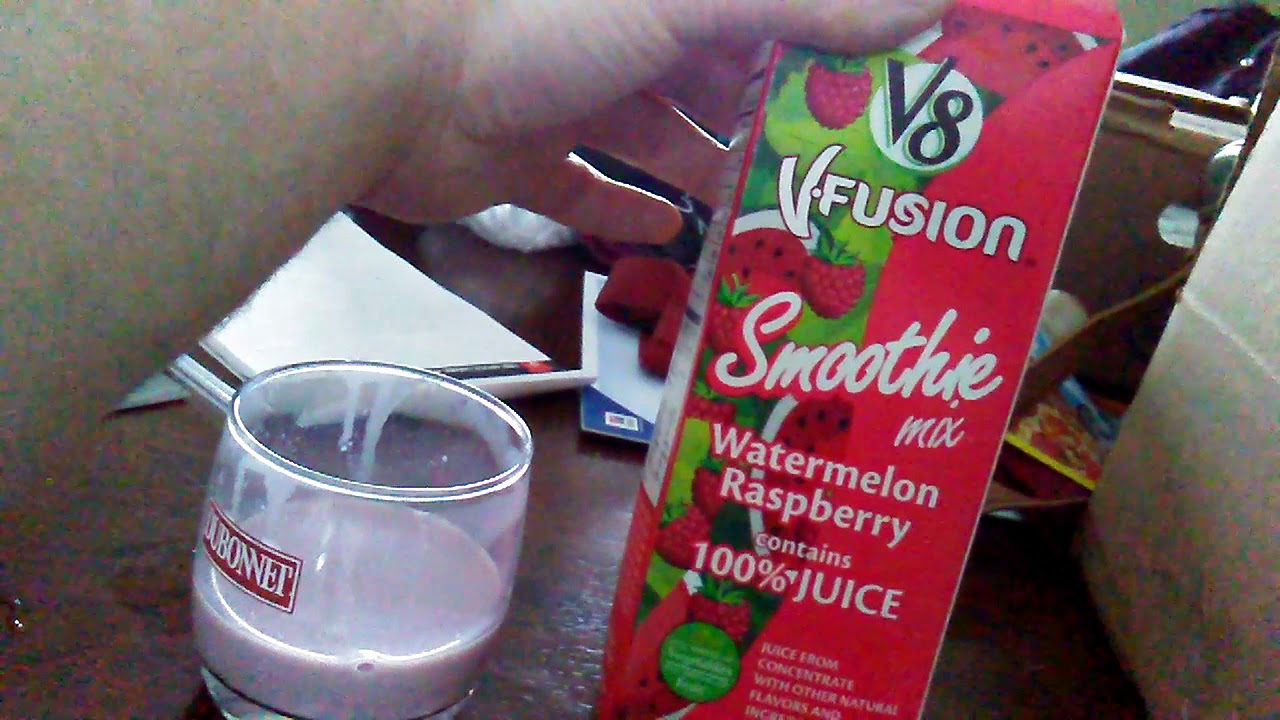 cxi. I TRY: V8 V Fusion Smoothie Mix - YouTube