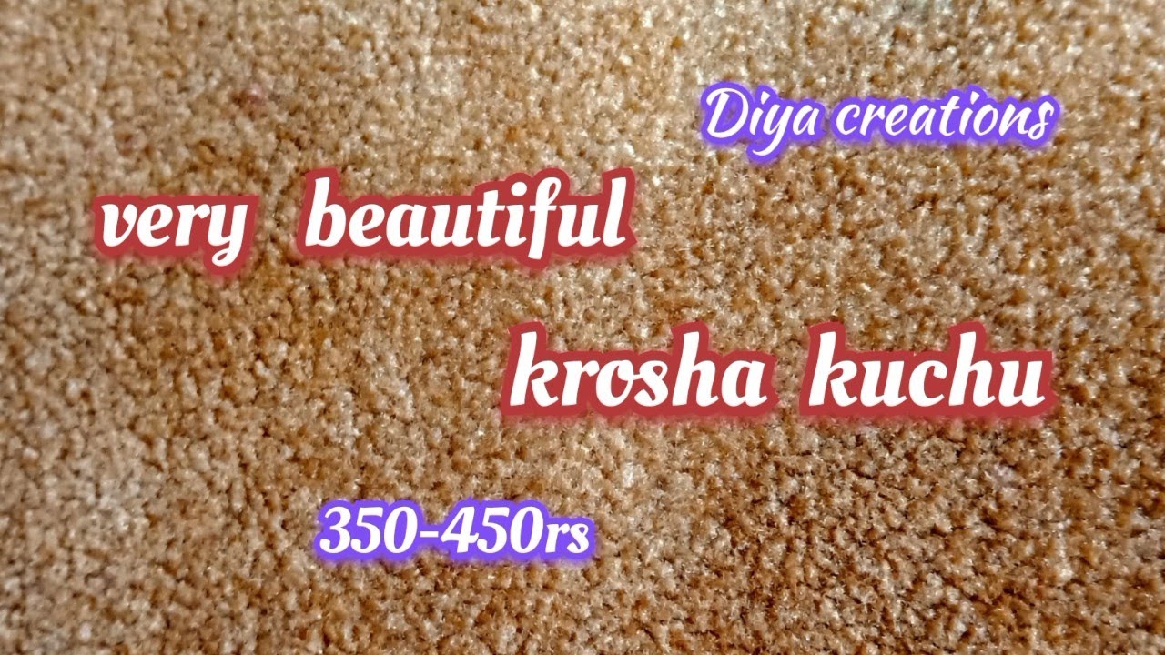 very beautiful krosha designs ಸೀರೆ ಕುಚ್ಚು 78 #bridal #variety # ...