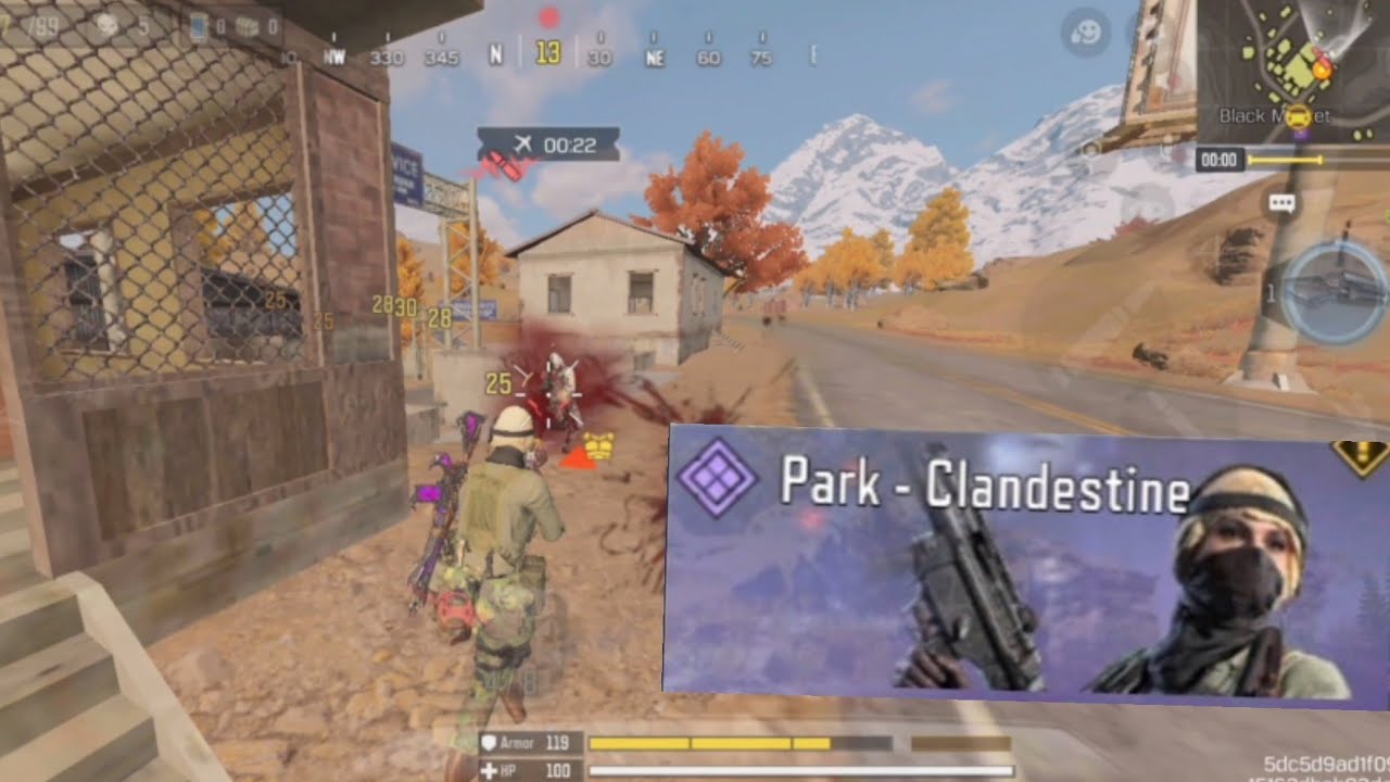 NEW SKIN Park - Clandestine Full Lobby in Solo Vs SQUAD Cod mobile ...