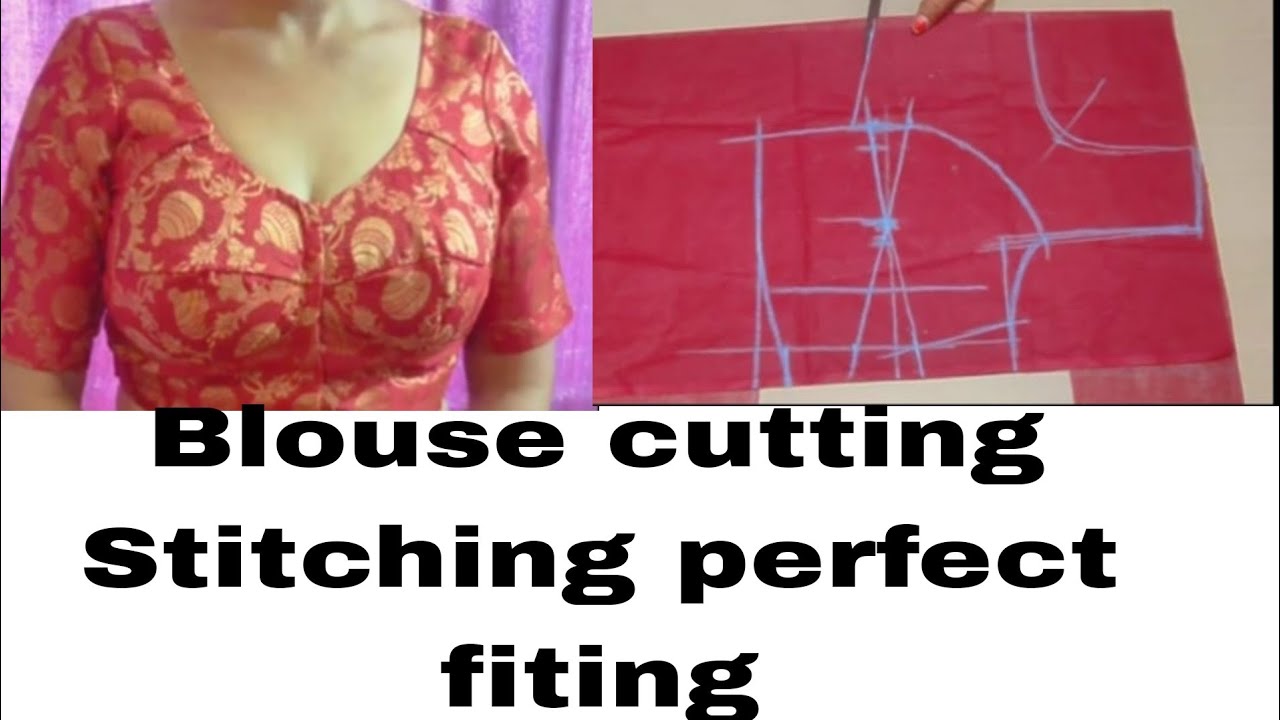 Full Tutorial 36 Size Bra Cut Blouse Cutting Stitching Very Easy