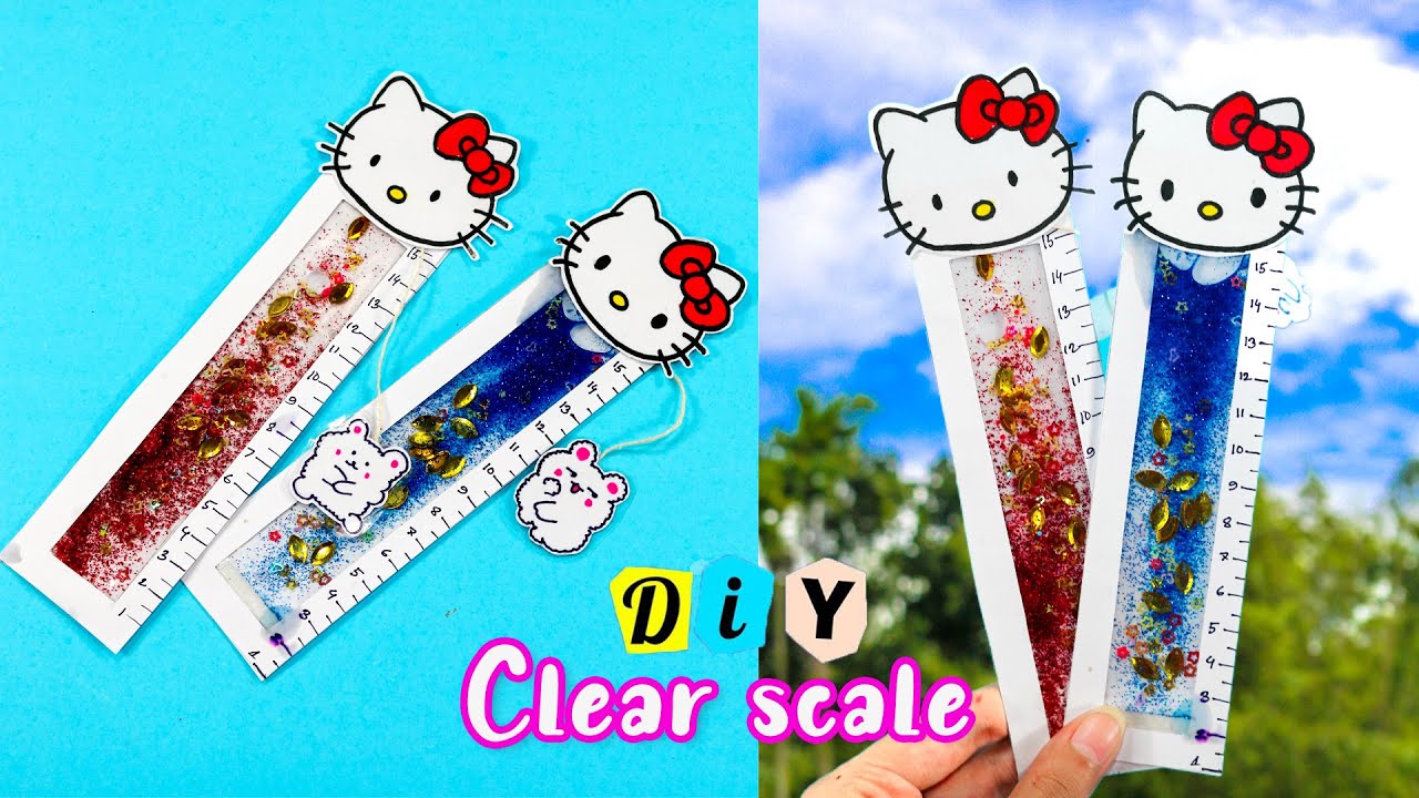 How to Make a DIY Paper Scale and Glitter Liquid Scale! - YouTube