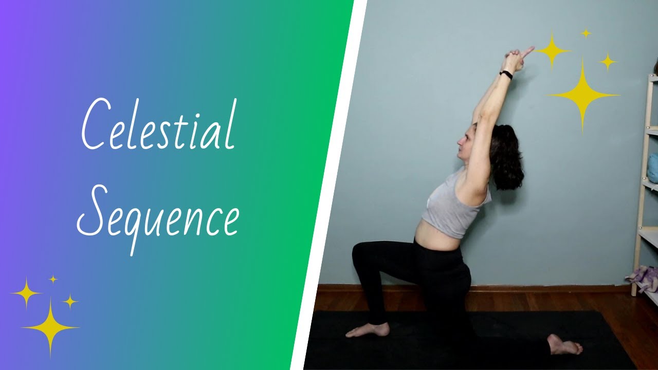 40 min Celestial Yoga Sequence - Moon Salutation Focus - YouTube