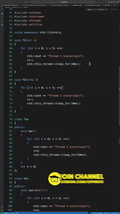 Jthread In C 20 Youtube