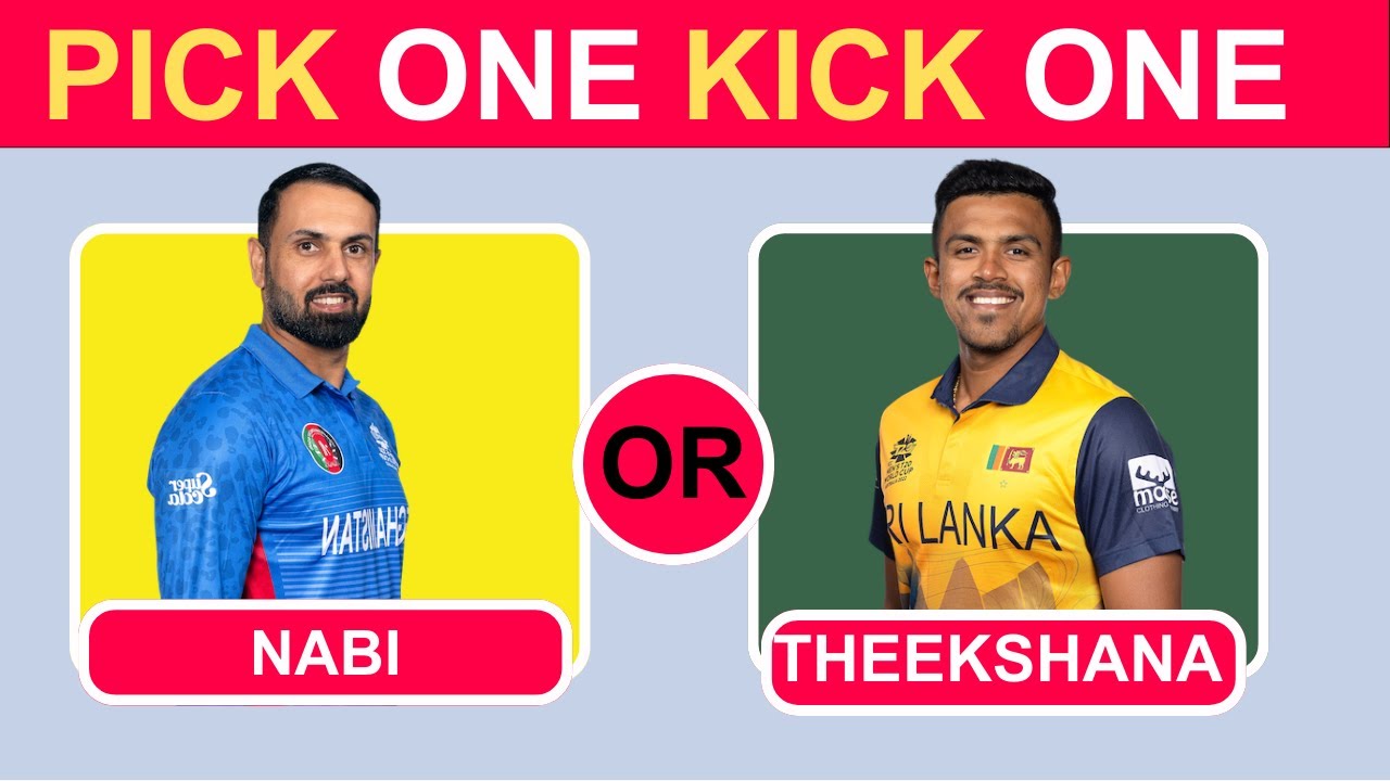 AFG VS SRI | PICK ONE KICK ONE | PICK YOUR FAV PLAYER - YouTube