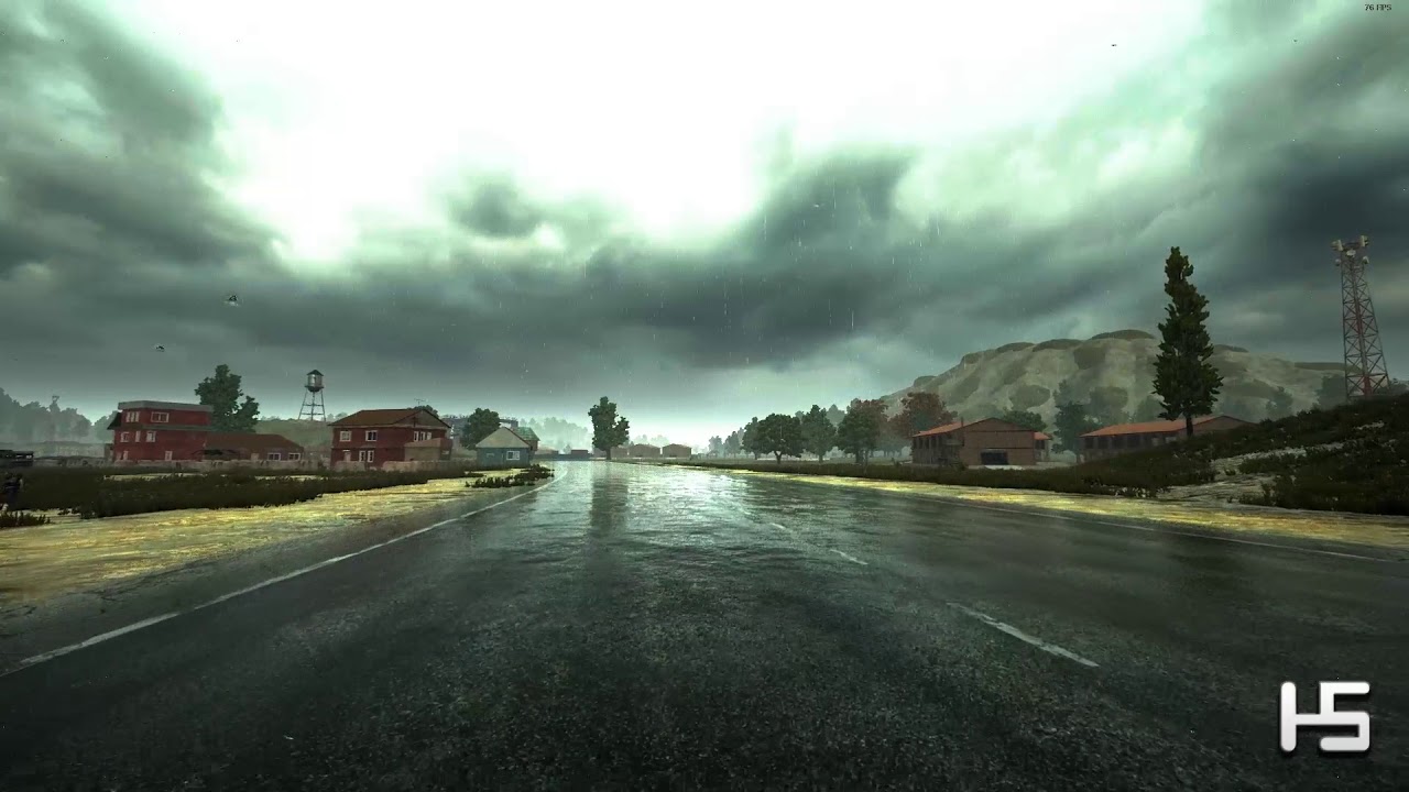 Rain in PUBG 1 hour - YouTube