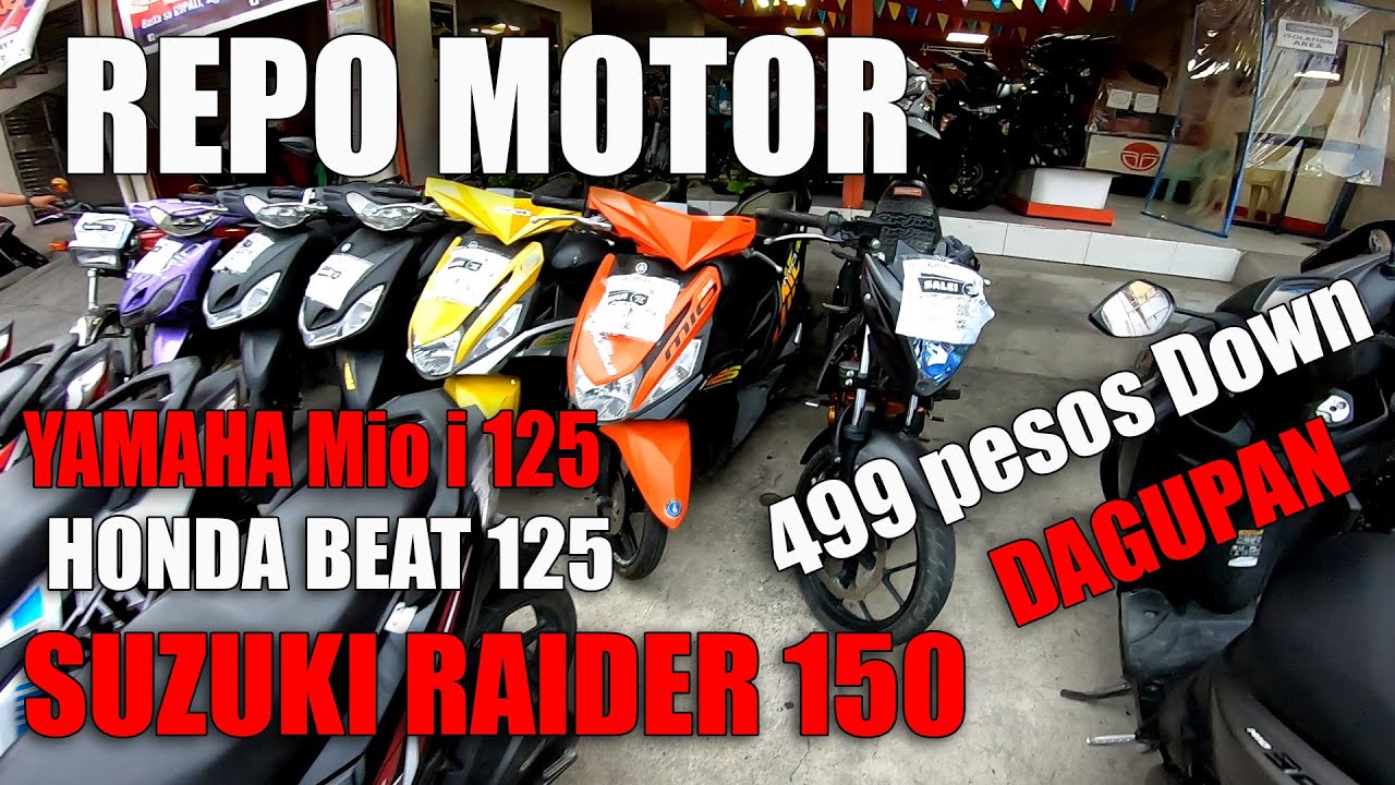 REPO MOTOR 499pesos Lang DOWN PAYMENT - YouTube