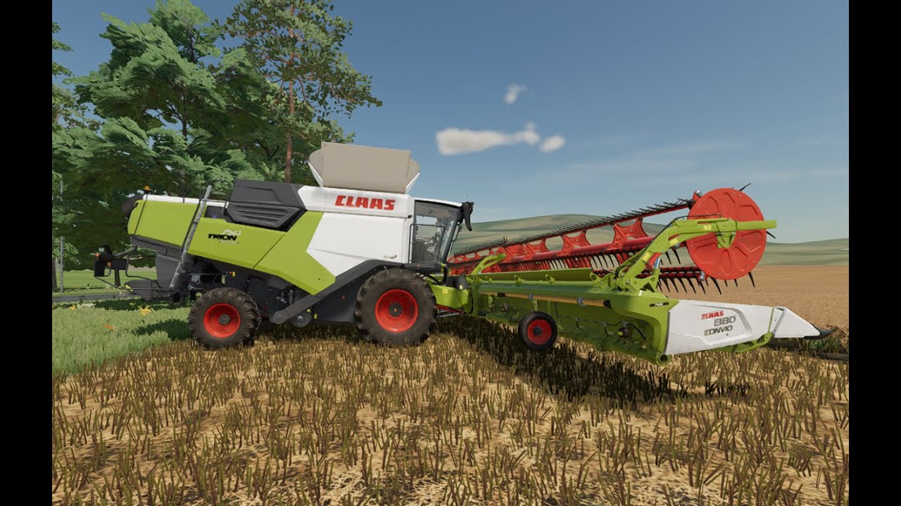 FS22 BIG CONTRACT CANOLA HARVEST WILD WEST FARM - YouTube