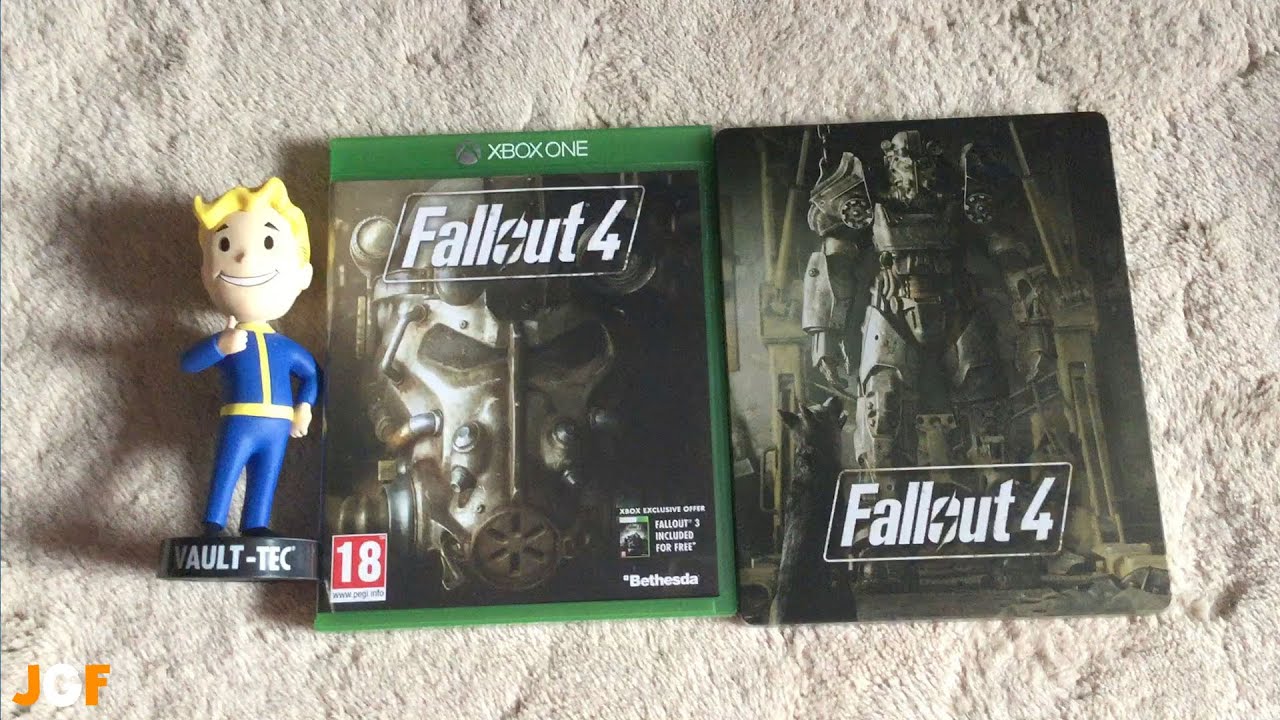 Fallout 4 Steelbook Pack Unboxing - YouTube