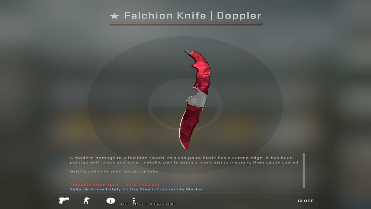 Unboxing a Falchion Knife Ruby - YouTube