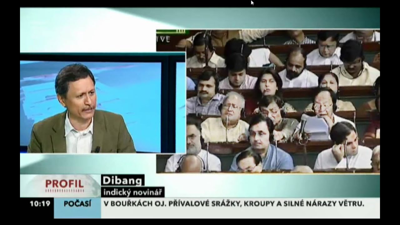 Dibang interviewed by Czech television news channel CT 24 - YouTube