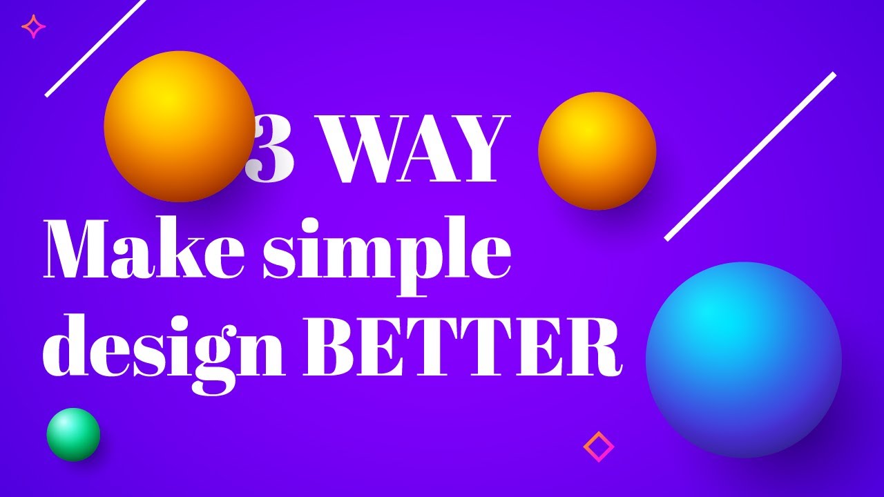 3 Way Make Your Simple Design Better | Graphic Design Bangla Tutorial ...
